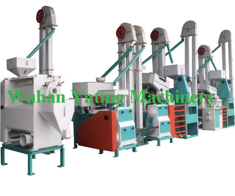 Full Automatic Rice Mill Plant Fine Brown Rice Manufacturing Plant 25 Tons Per Day