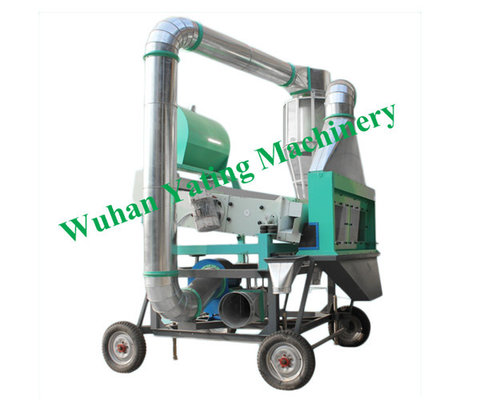 High Efficiency Wheat Cleaning Machine Movable Vibration Sieve Machine